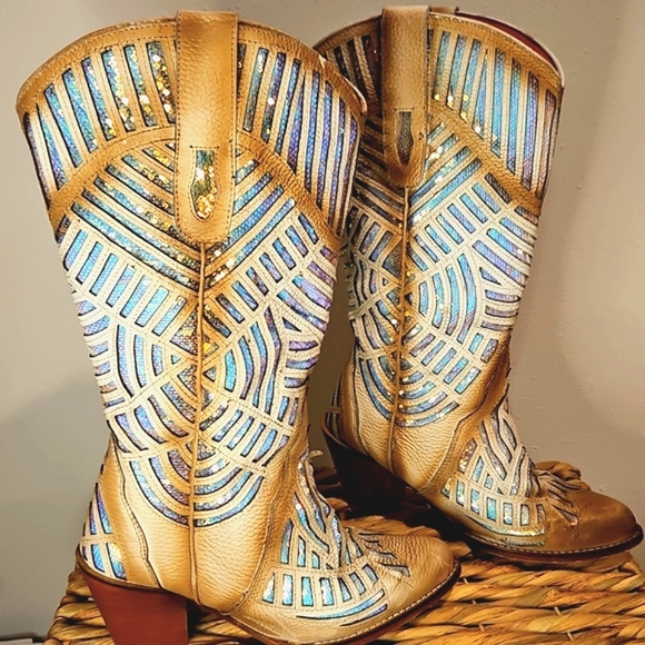 southern fried chics | Shoes | Southern Fried Chicks Retro Wide Calf ...
